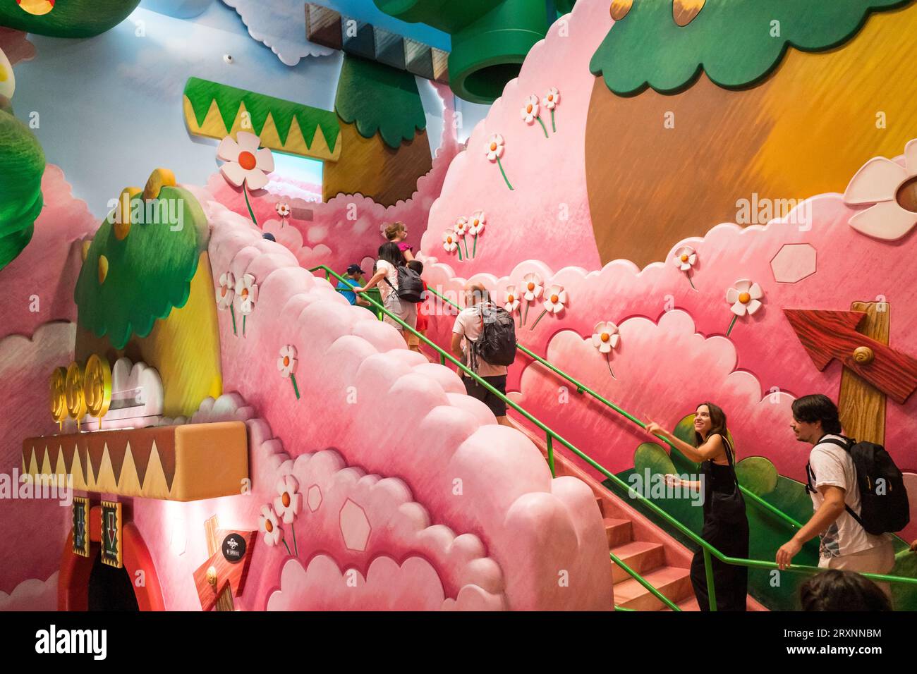 Los Angeles, USA. Aug 25, 2023. Universal Studios Super Mario World in ...