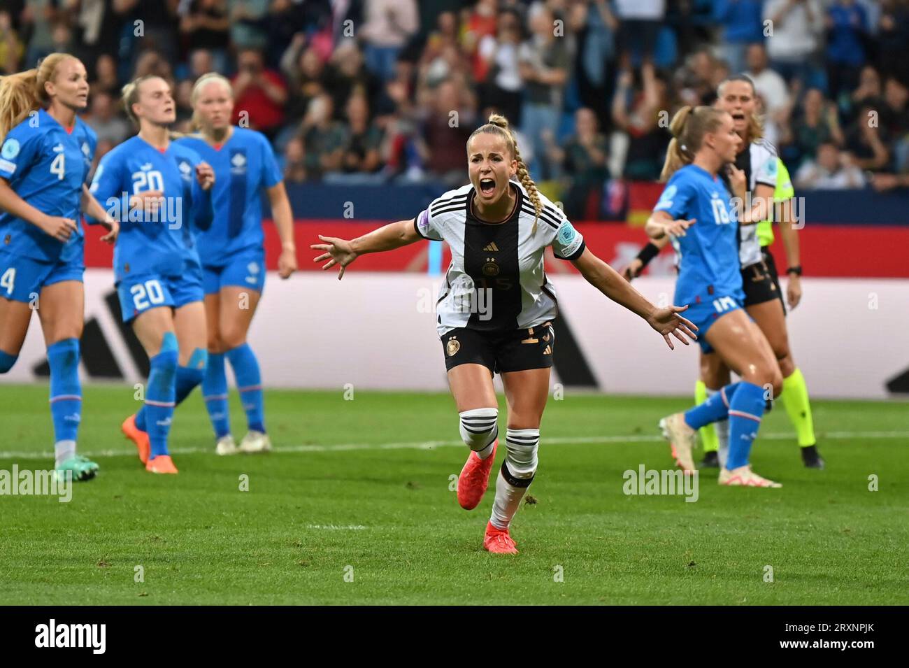 Bochum, Deutschland. 26th Sep, 2023. Jubel, Freuen, celebrate, happy ...
