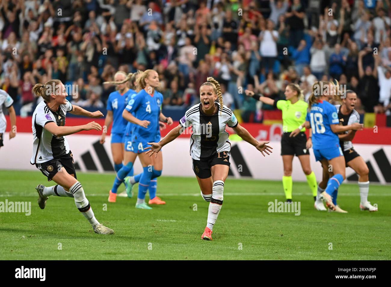 Bochum, Deutschland. 26th Sep, 2023. Jubel, Freuen, celebrate, happy ...