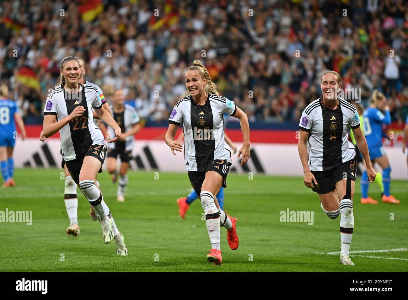 Bochum, Deutschland. 26th Sep, 2023. Jubel, Freuen, celebrate, happy ...