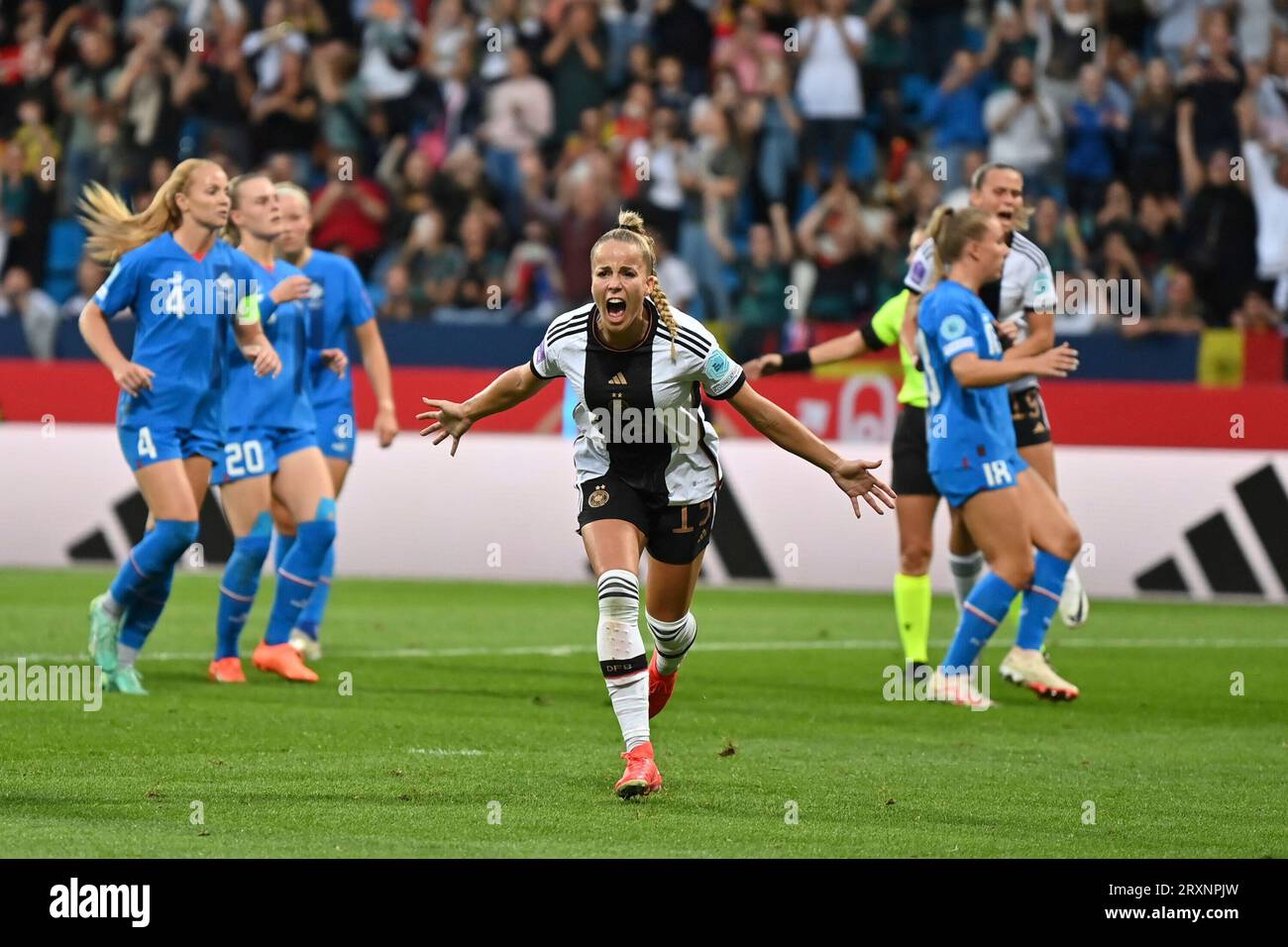 Bochum, Deutschland. 26th Sep, 2023. Jubel, Freuen, celebrate, happy ...