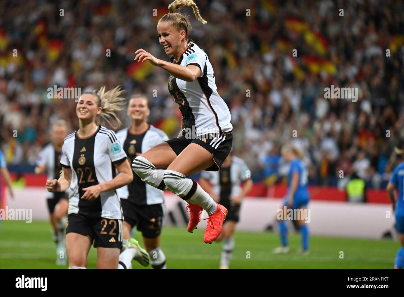 Bochum, Deutschland. 26th Sep, 2023. Jubel, Freuen, celebrate, happy ...