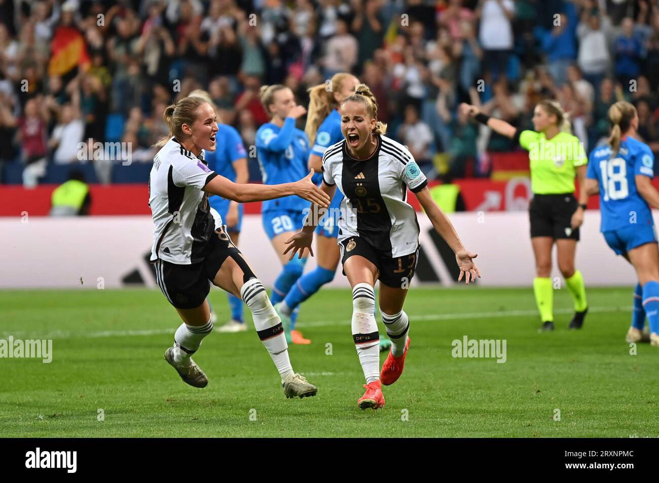 Bochum, Deutschland. 26th Sep, 2023. Jubel, Freuen, celebrate, happy ...