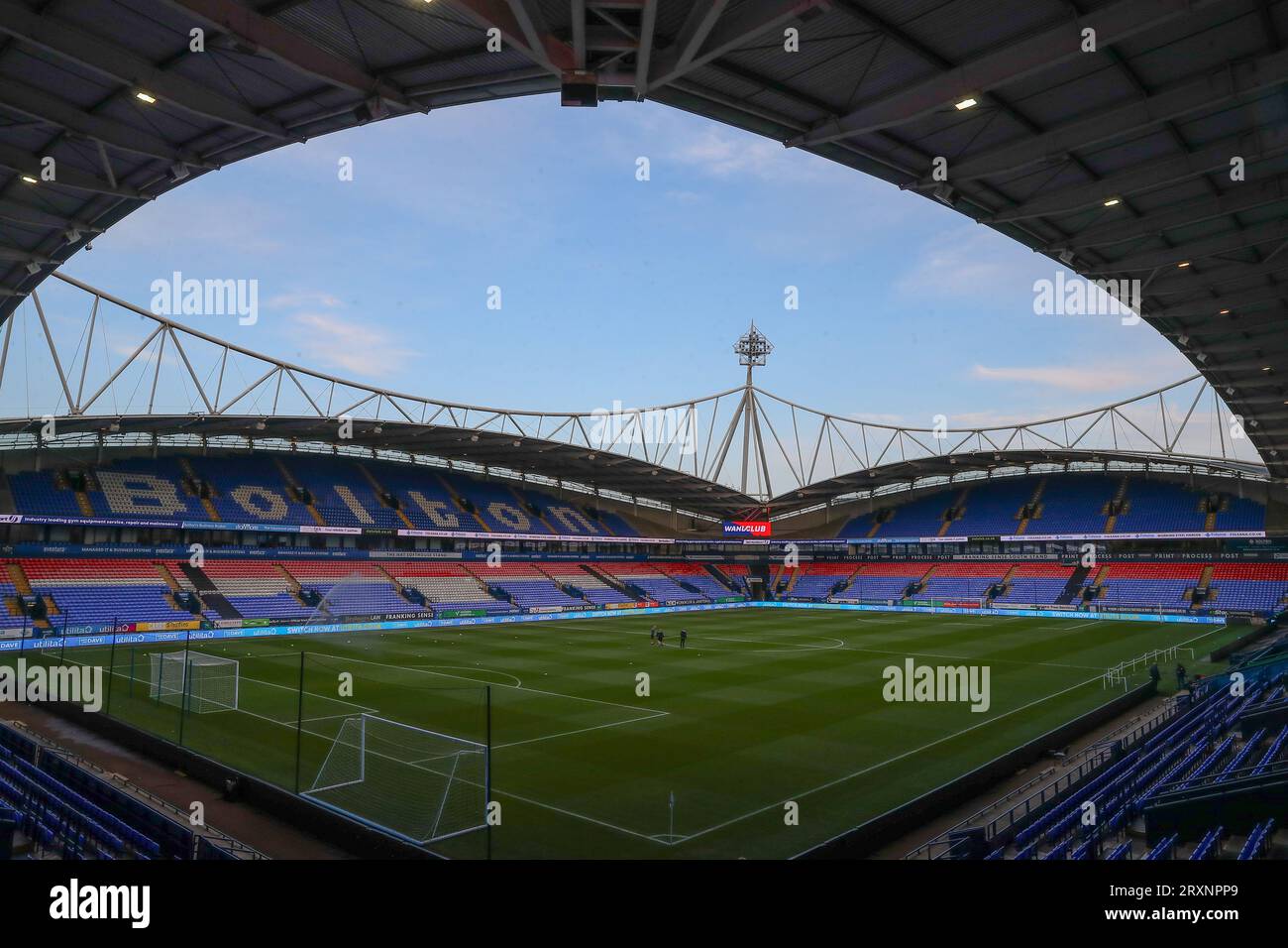 Bolton, UK. 26th Sep, 2023. A general view inside of Toughsheet Community Stadium, home of ...