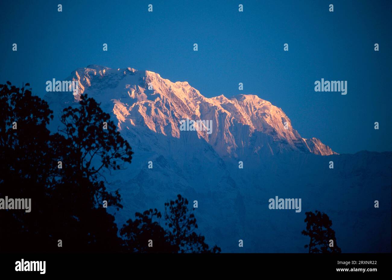 Mountain peak, Annapurna massif, Himalaya, Himalayas, Annapurna massif ...