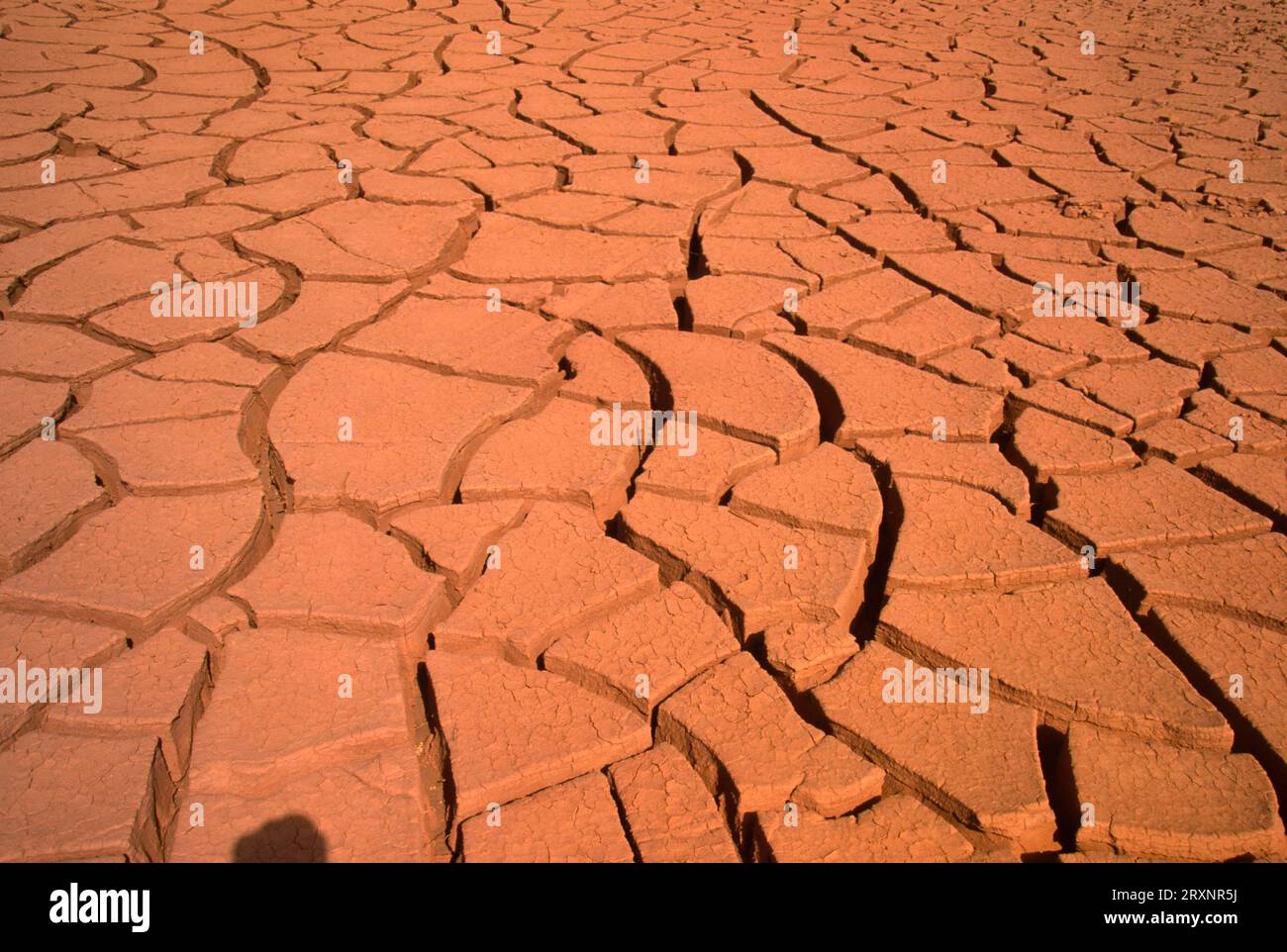Dried-out earth, Dried-out he, -desert, sert, Salar de Atacama, Chile ...