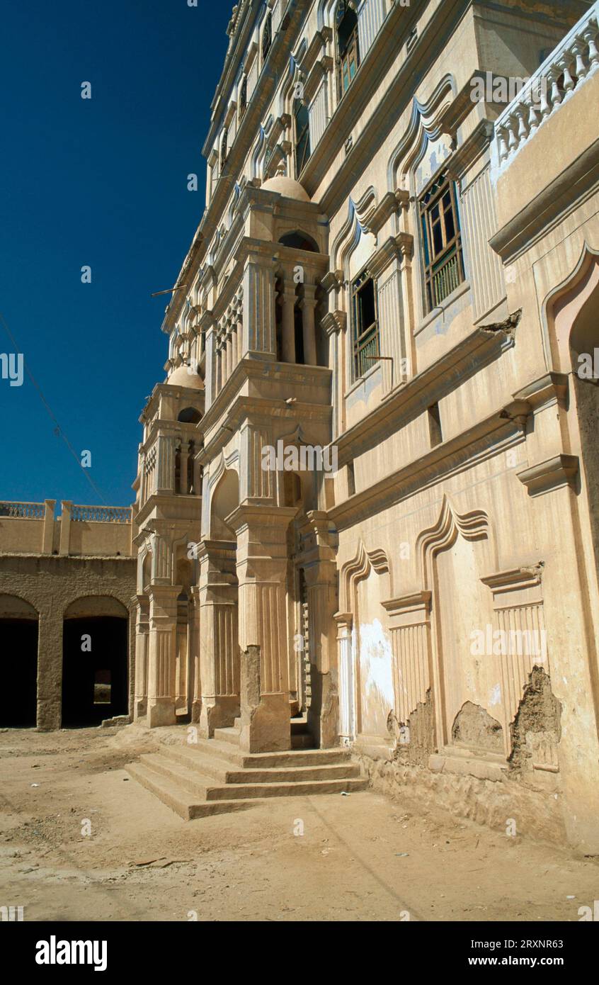 Al-Kaff Palace, Tarim, Wadi Hadramaut, Yemen Stock Photo - Alamy