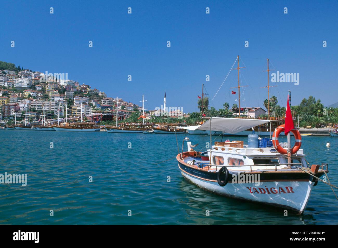 Harbour, Alanya, Turkish Riviera, Turkey Stock Photo - Alamy
