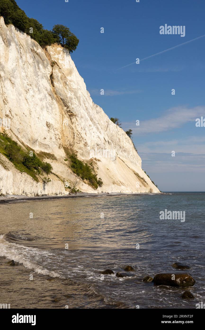 White limestone and chalk cliffs of Møn Stock Photo - Alamy