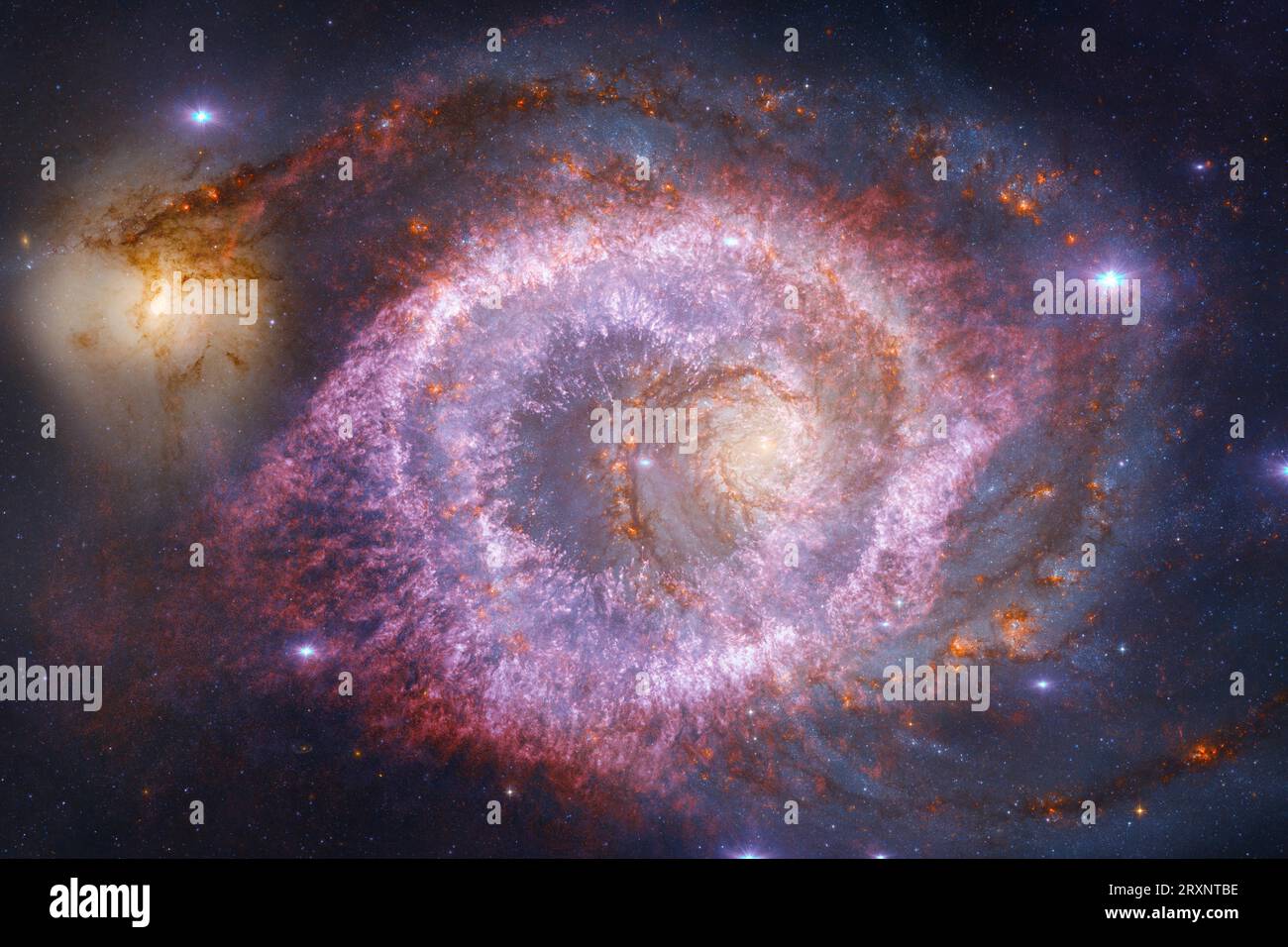 Infinite space with nebulae and stars. Elements of this image furnished ...