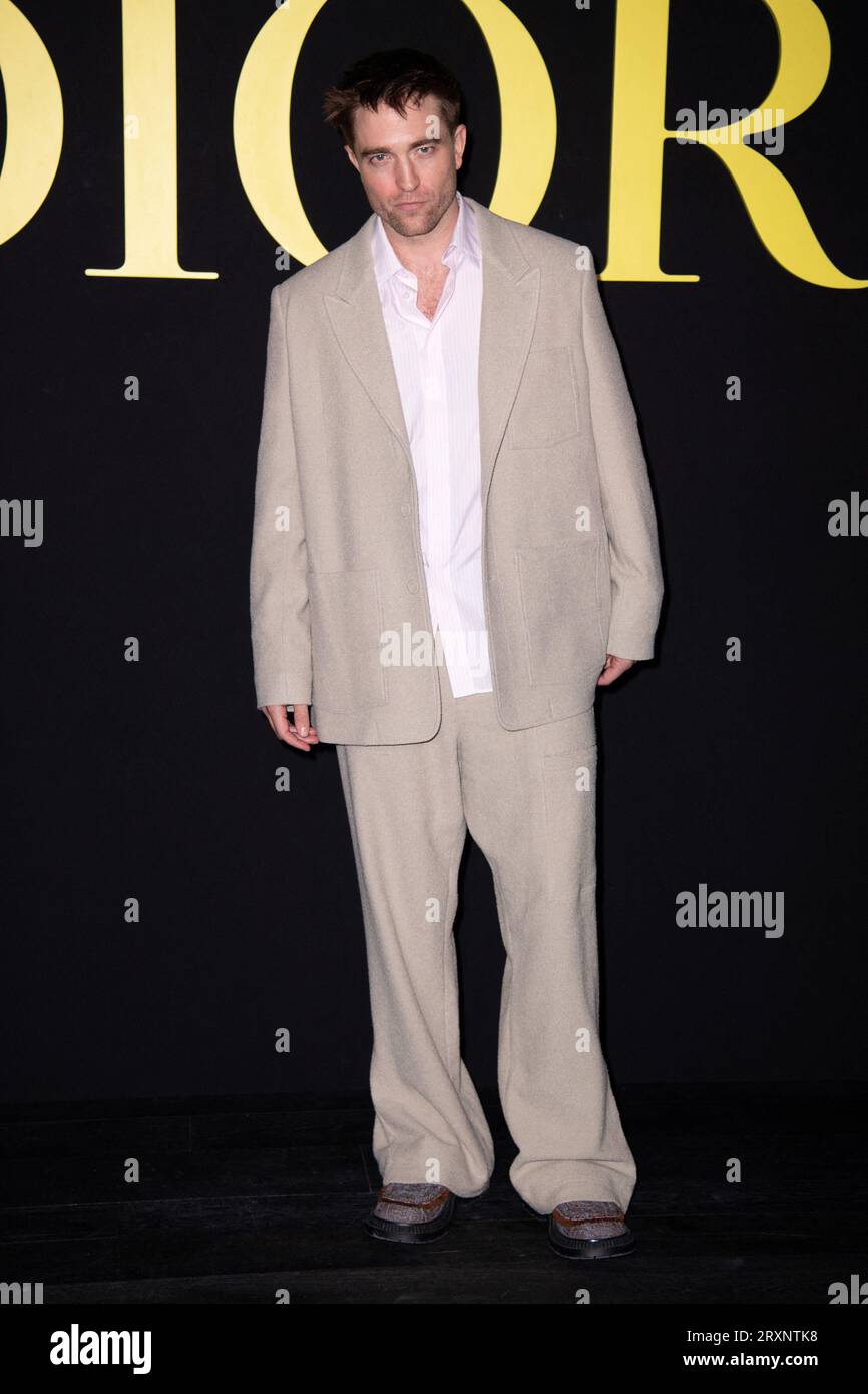 Paris, France. 26th Sep, 2023. Robert Pattinson attending the Dior ...