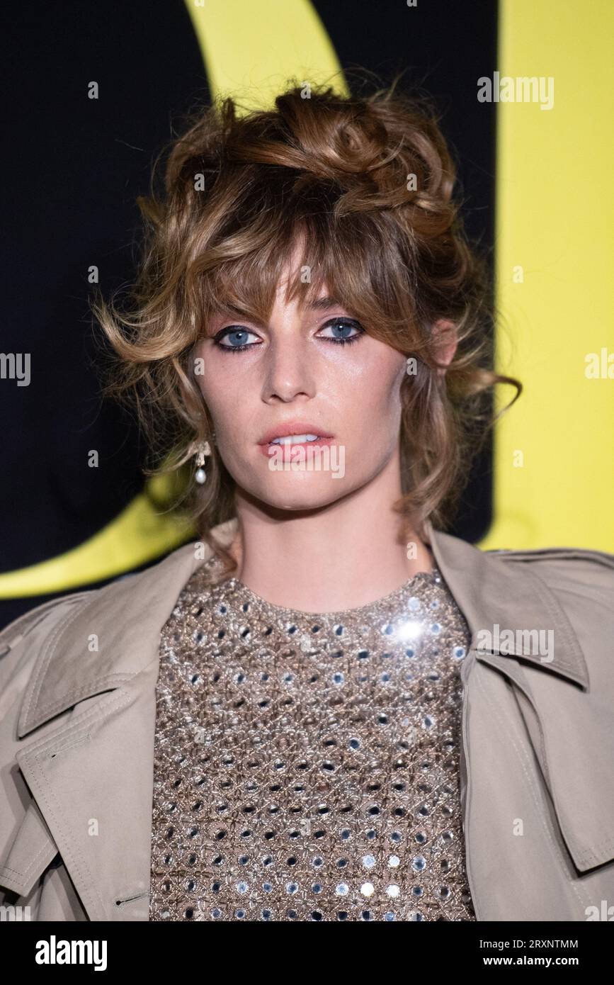 Paris, France. 26th Sep, 2023. Maya Hawke attending the Dior Womenswear ...