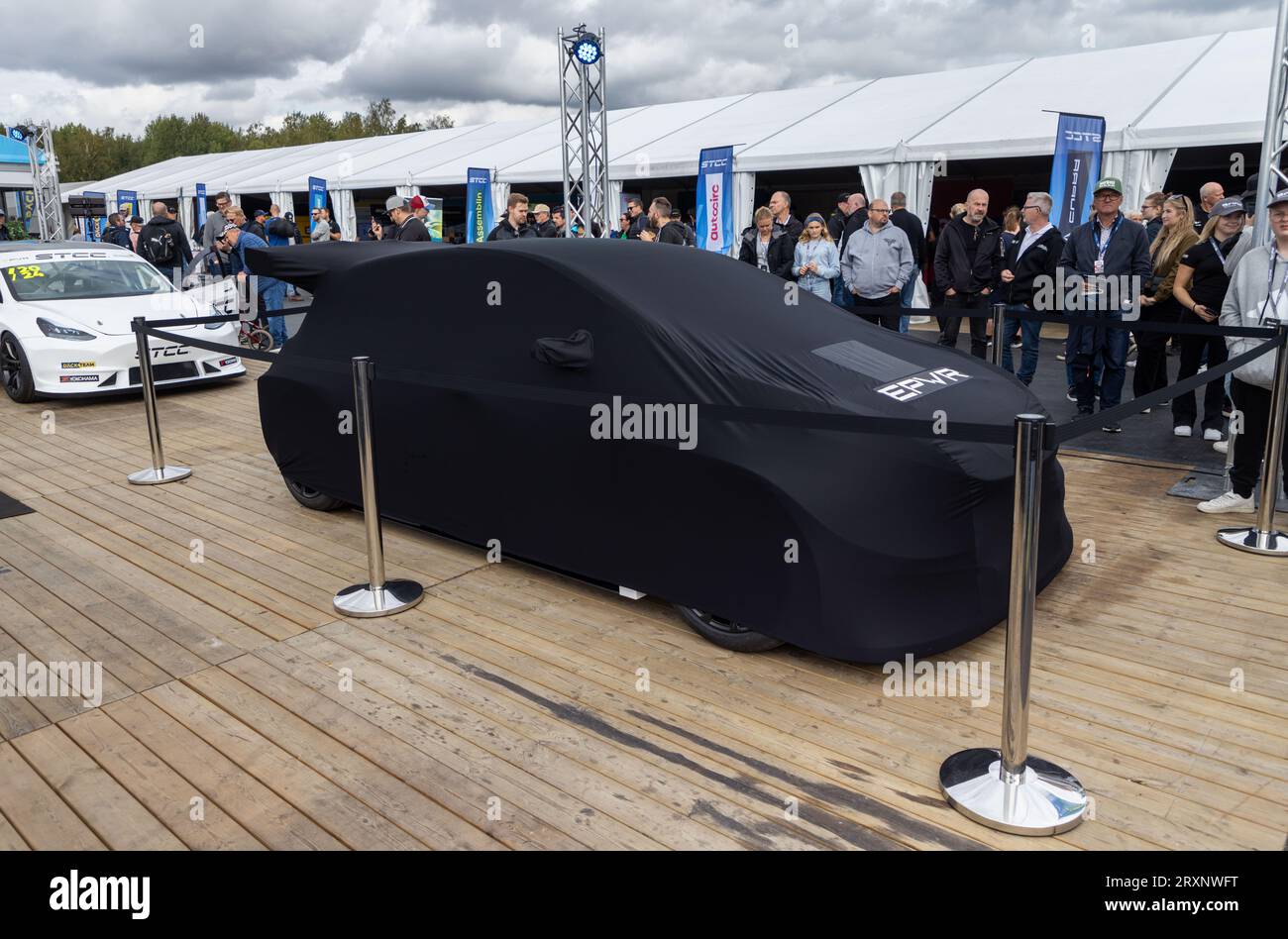 STCC and EPWR revealed the first delivered CUPRA Born race car during ...