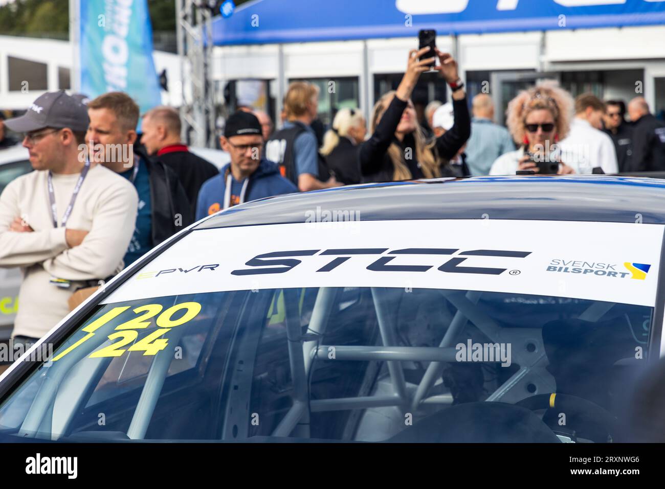 STCC and EPWR revealed the first delivered CUPRA Born race car during ...