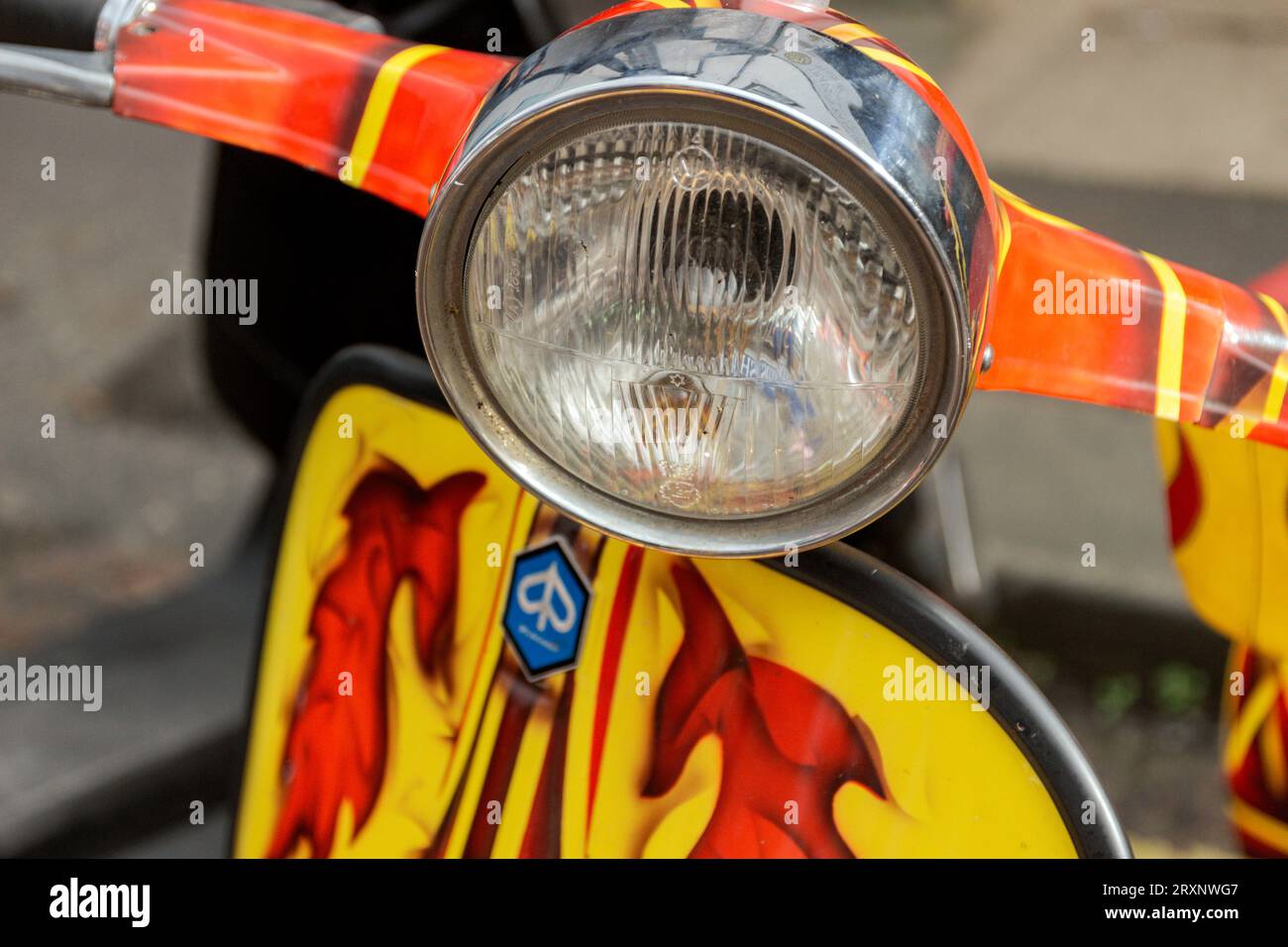 Vespa. Ribble Valley Scooter Rally 2023 Stock Photo - Alamy