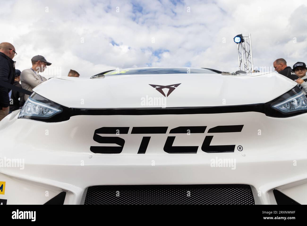 STCC and EPWR revealed the first delivered CUPRA Born race car during ...