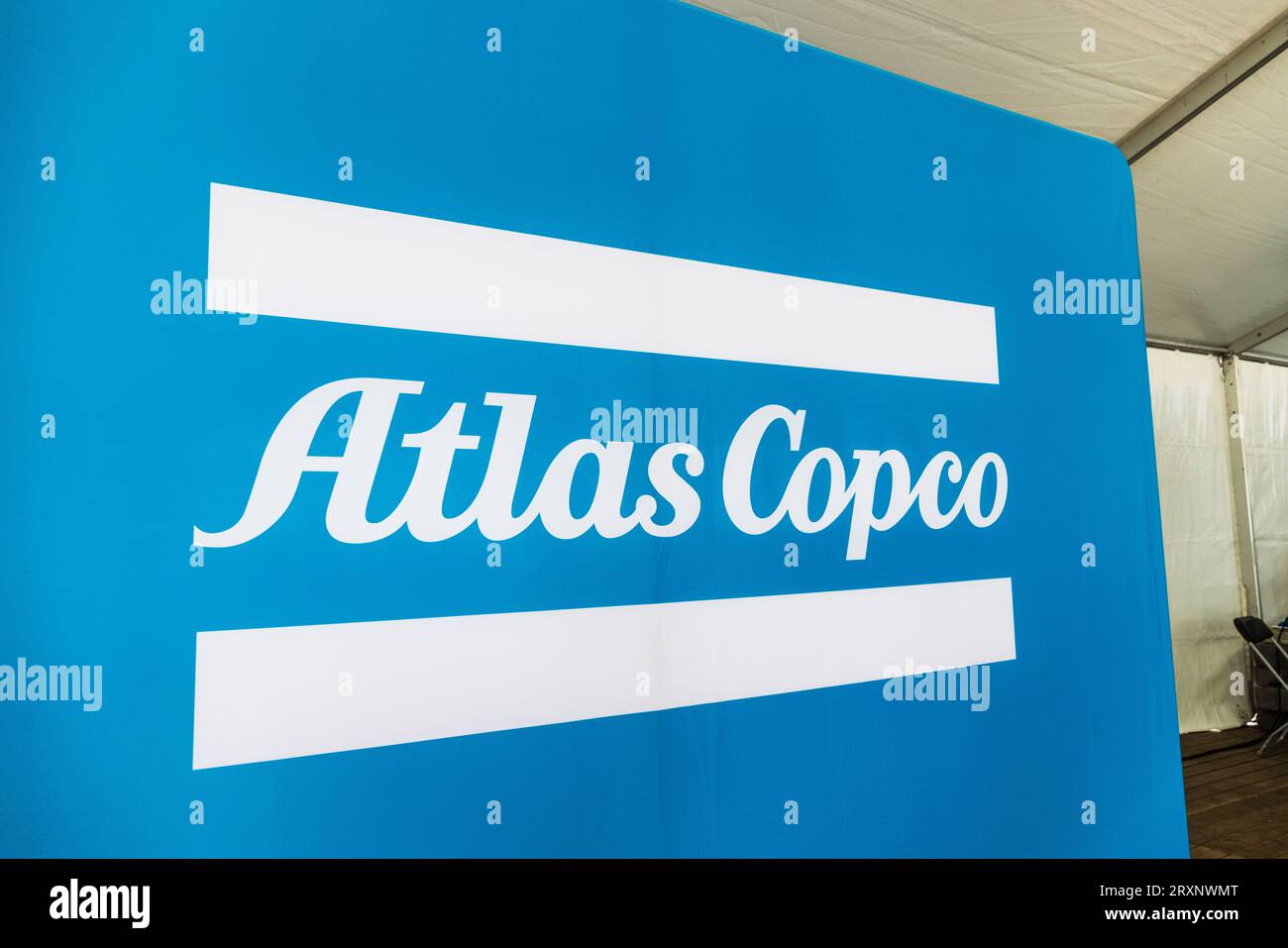 Atlas copco logotyp hi-res stock photography and images - Alamy