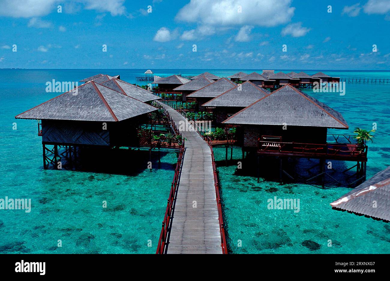 Hotel Sipadan Water Village Resort, Mabul Island, Sabah, Borneo ...