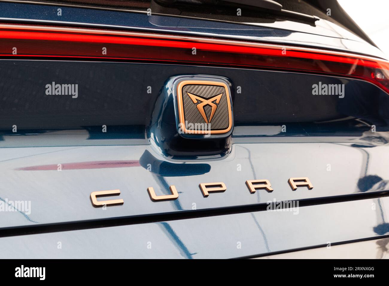 CUPRA logo during Saturday's Porsche Carrera Cup in the Grande Finale ...