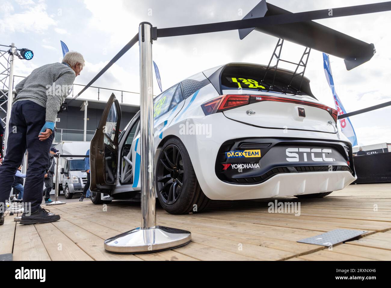 STCC and EPWR revealed the first delivered CUPRA Born race car during ...