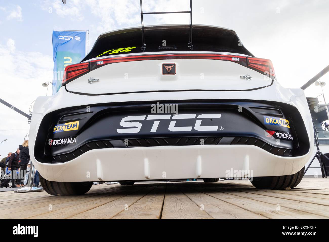 STCC and EPWR revealed the first delivered CUPRA Born race car during ...
