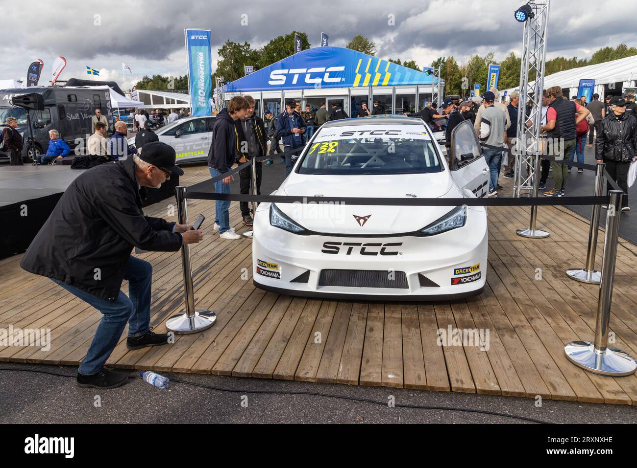 STCC and EPWR revealed the first delivered CUPRA Born race car during ...