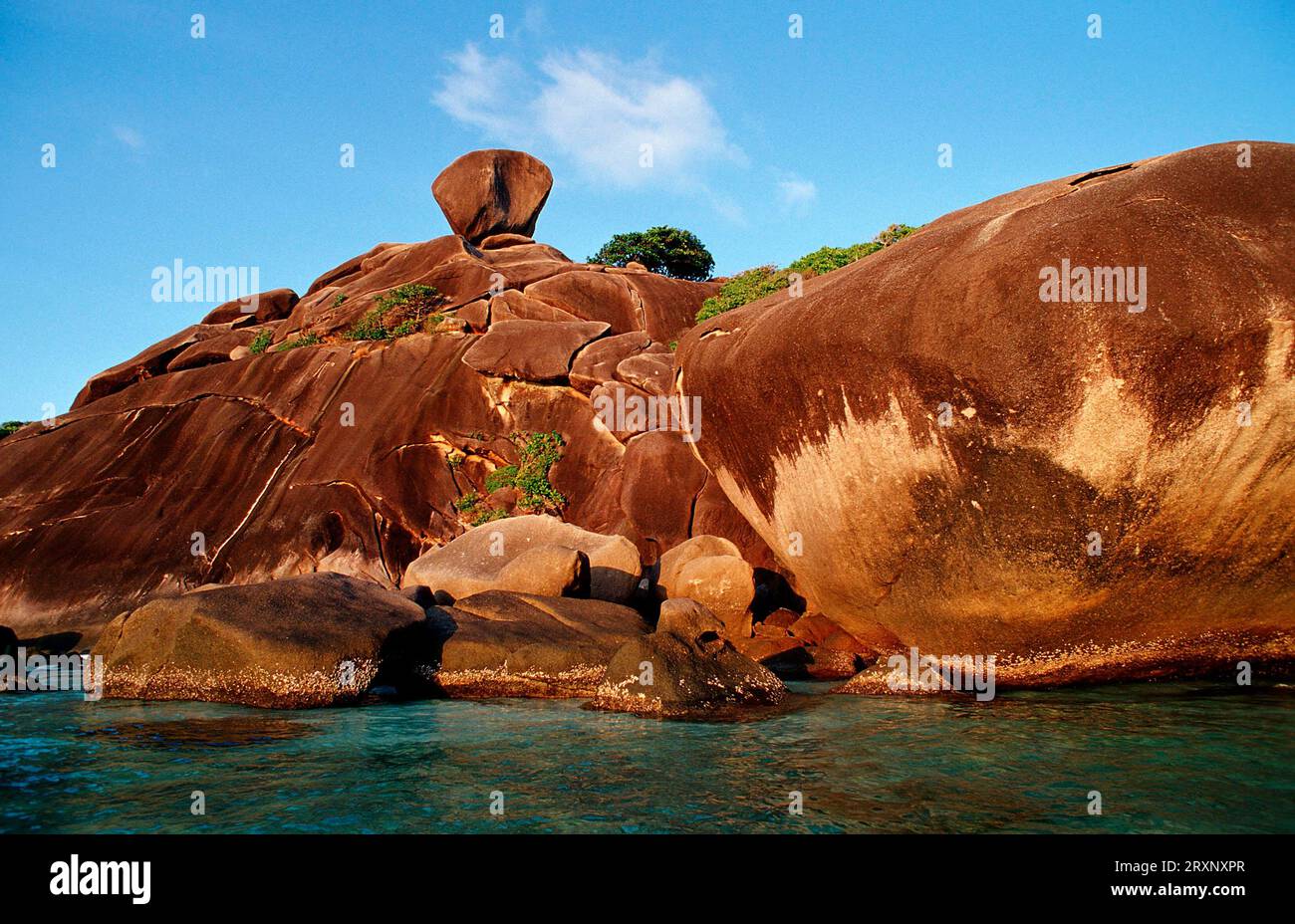 Rocks at coast of Donald Duck Bay, Similan Islands, Andaman sea ...