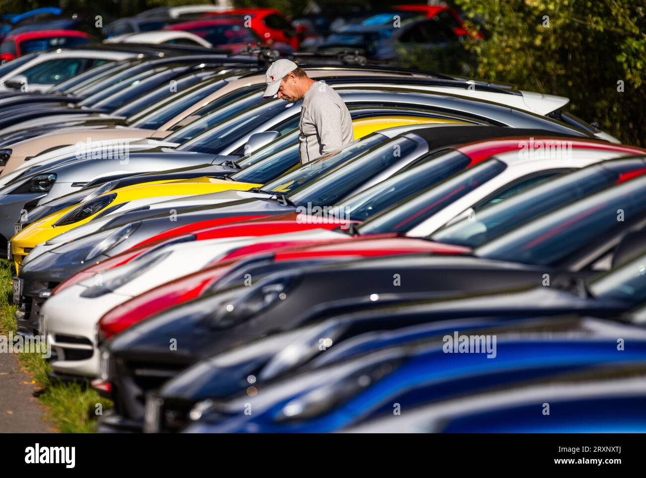 Porsche cars, Mantorp park, Sweden Stock Photo - Alamy