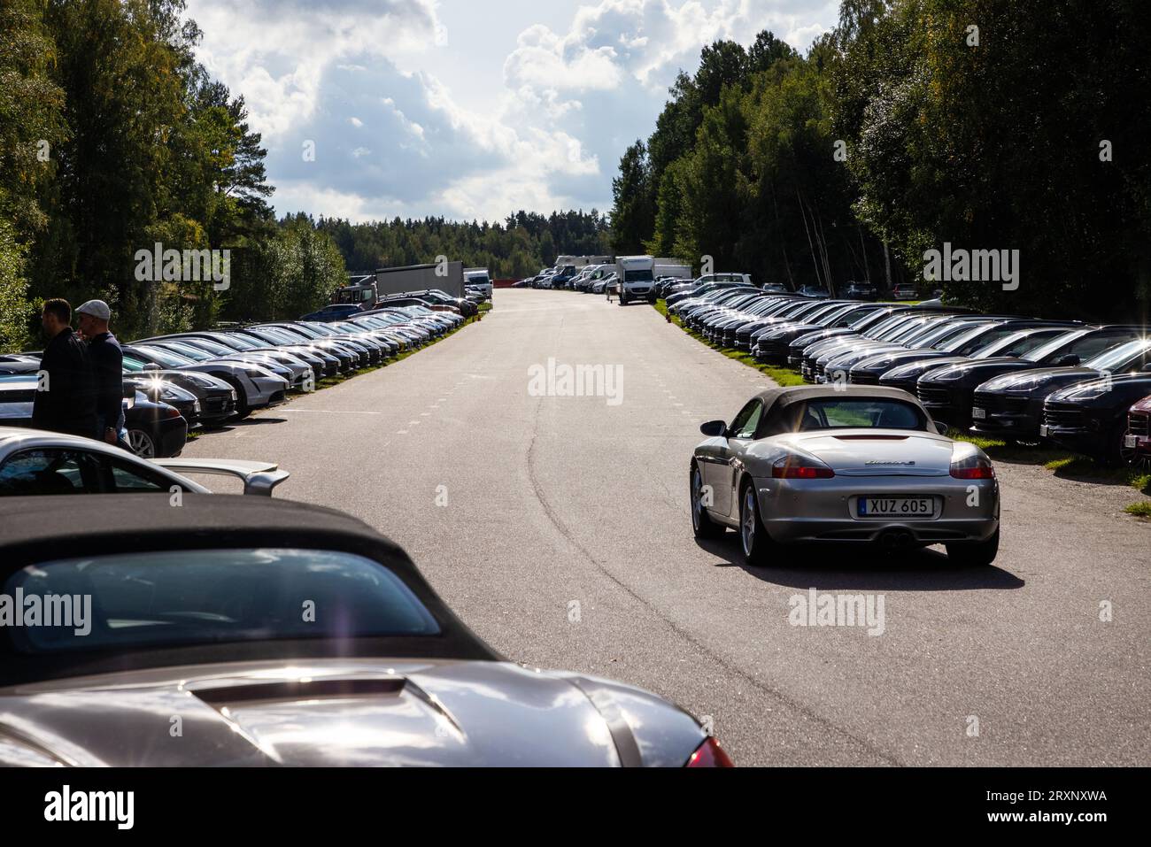 Porsche cars, Mantorp park, Sweden Stock Photo - Alamy