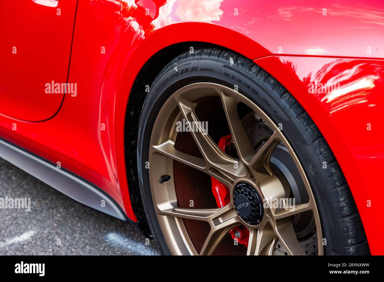 Porsche cars, Mantorp park, Sweden Stock Photo - Alamy