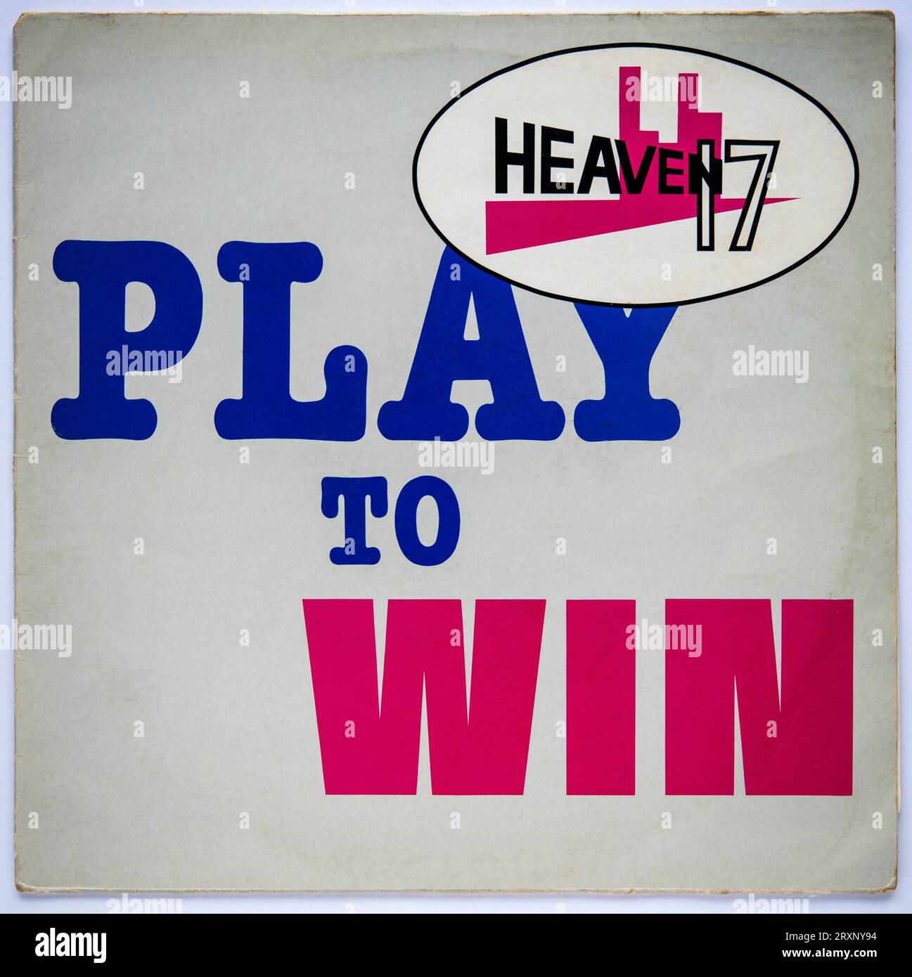 Picture cover of the 12 inch single version of Play to Win by Heaven 17 ...