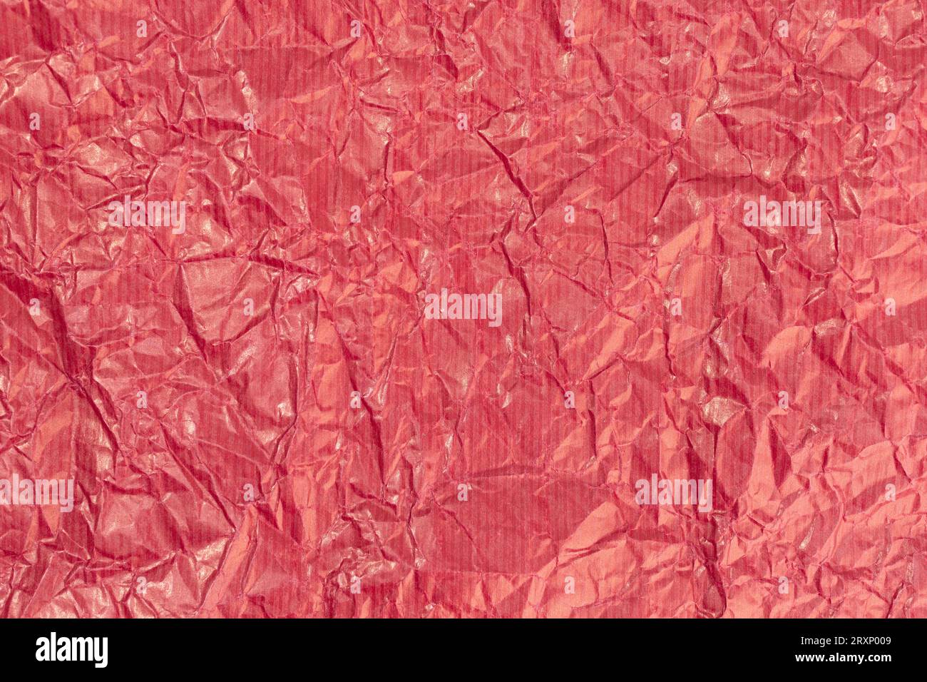 Red crumpled paper texture background. Full frame Stock Photo - Alamy