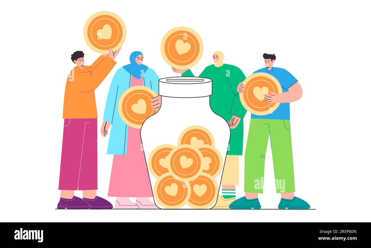 Islam altruism Stock Vector Images - Alamy