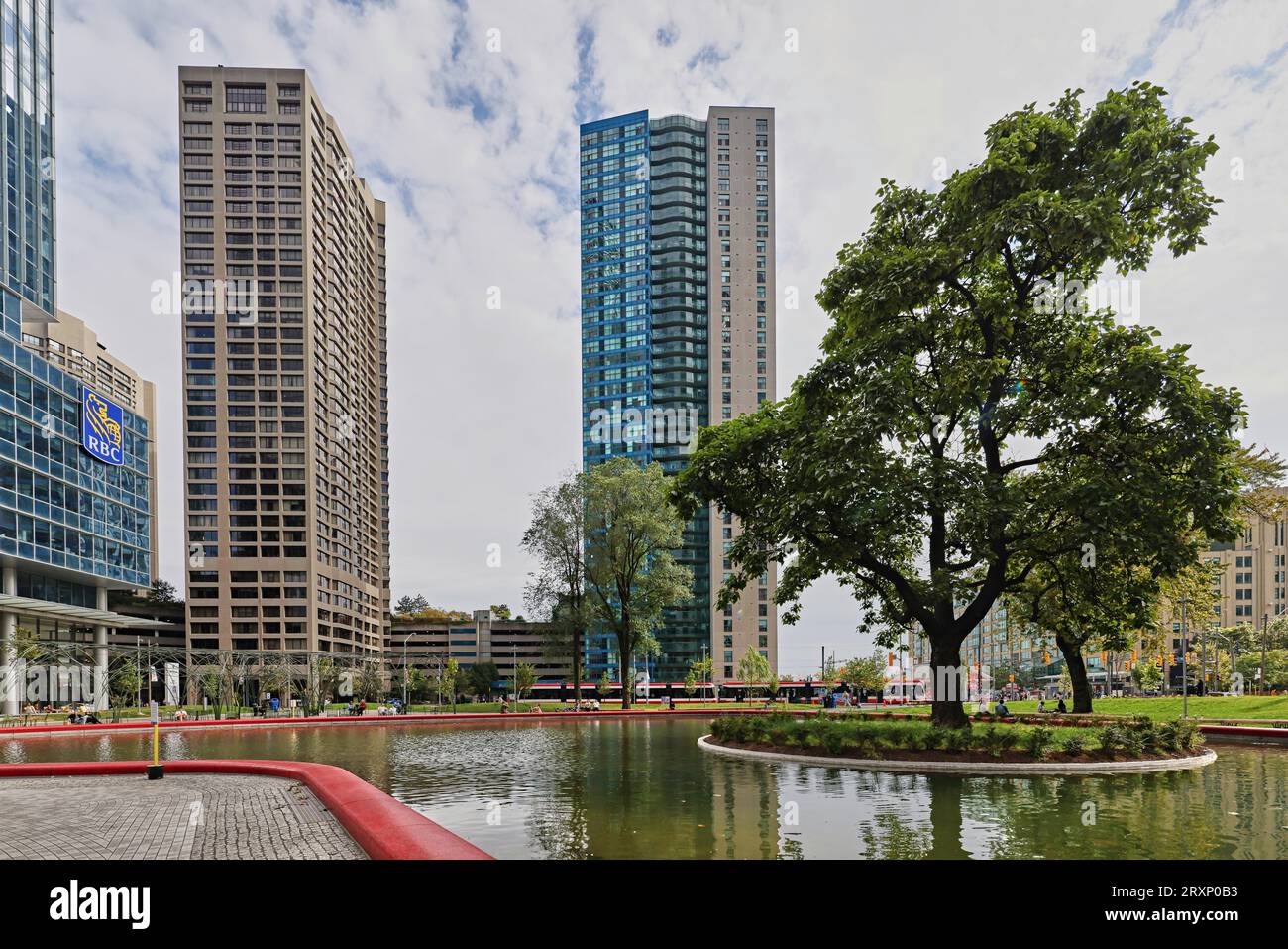 Love Park Toronto designed by Claude Cormier Stock Photo - Alamy