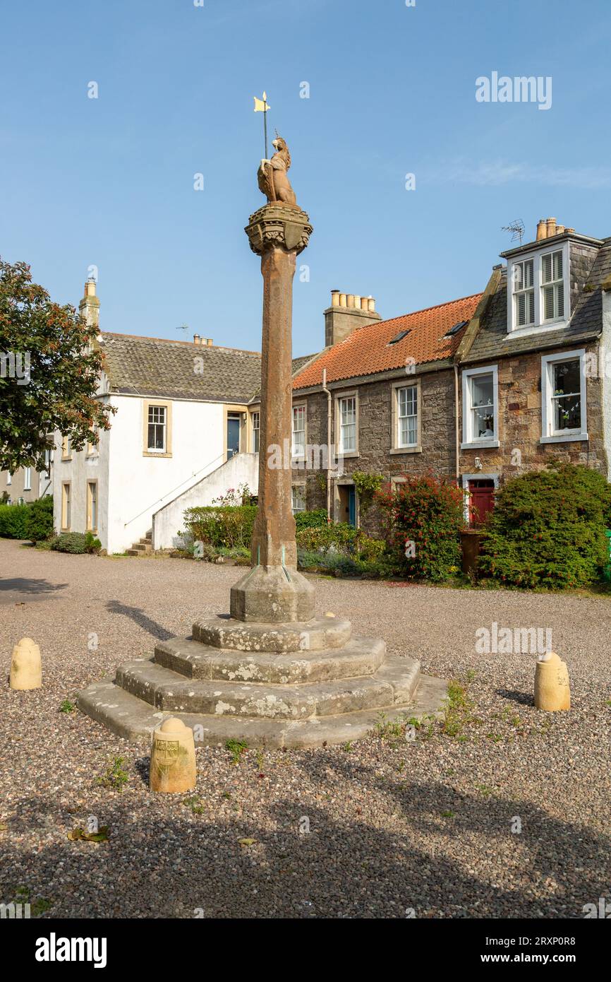 Crail market cross is located in Crail, Fife, Scotland Stock Photo - Alamy
