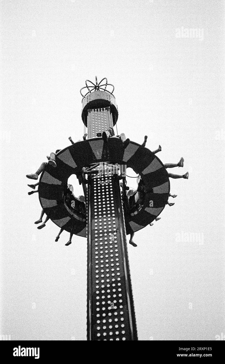 Vertigo ride at Woodlands family theme park, Totnes, Devon, England ...