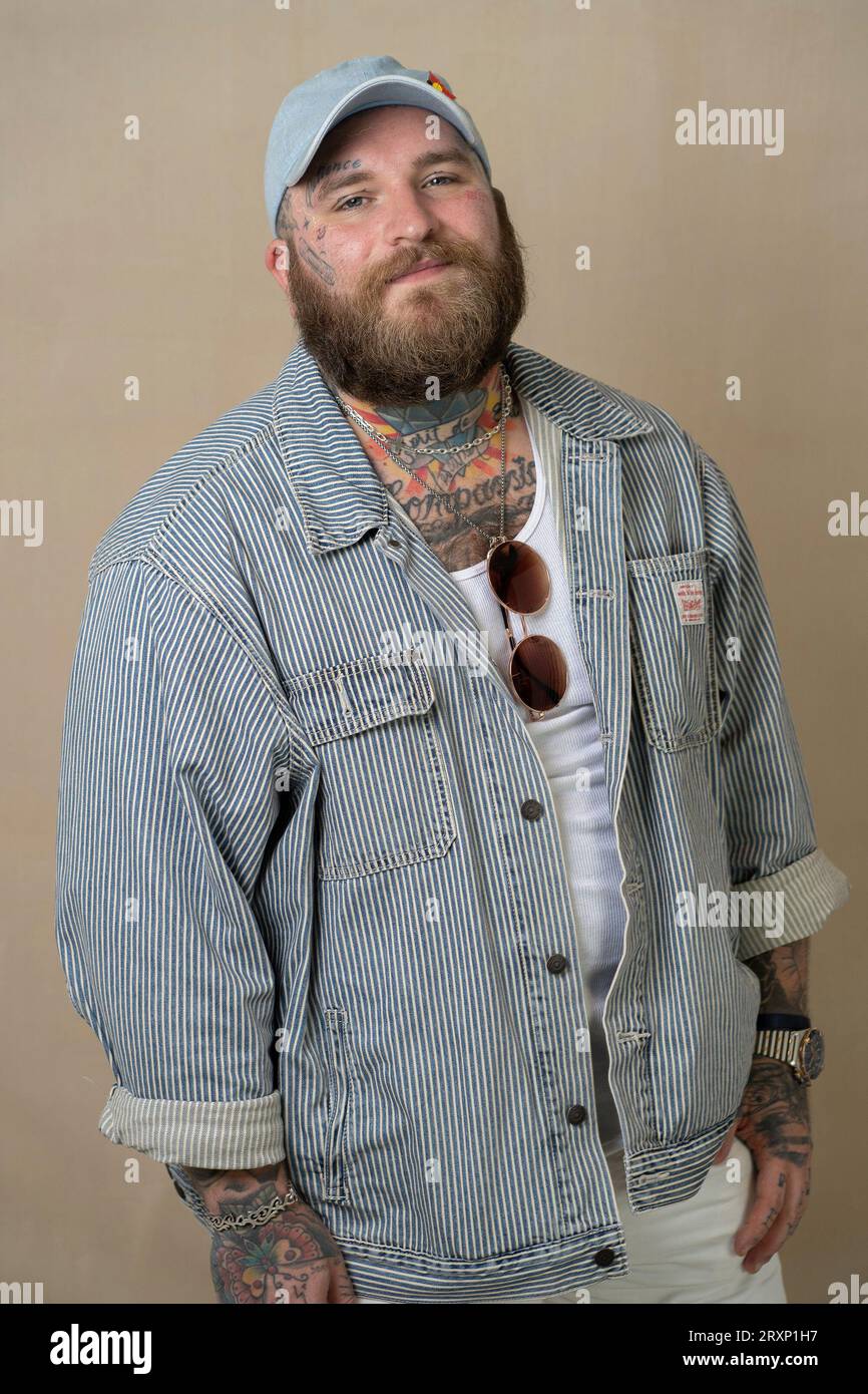 Teddy Swims poses for a portrait on Thursday, Sept. 14, 2023, in New ...