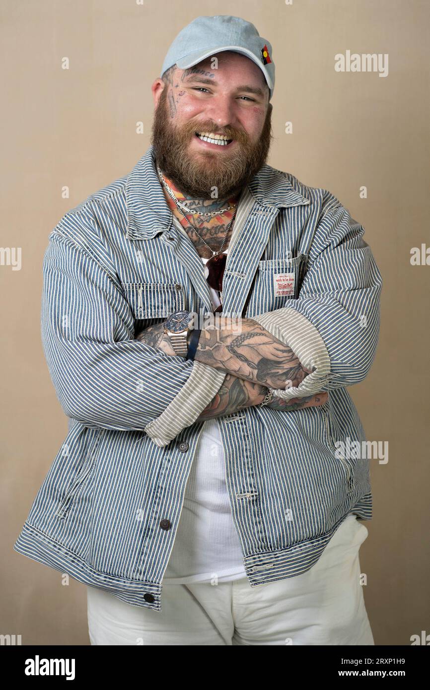 Teddy Swims poses for a portrait on Thursday, Sept. 14, 2023, in New ...