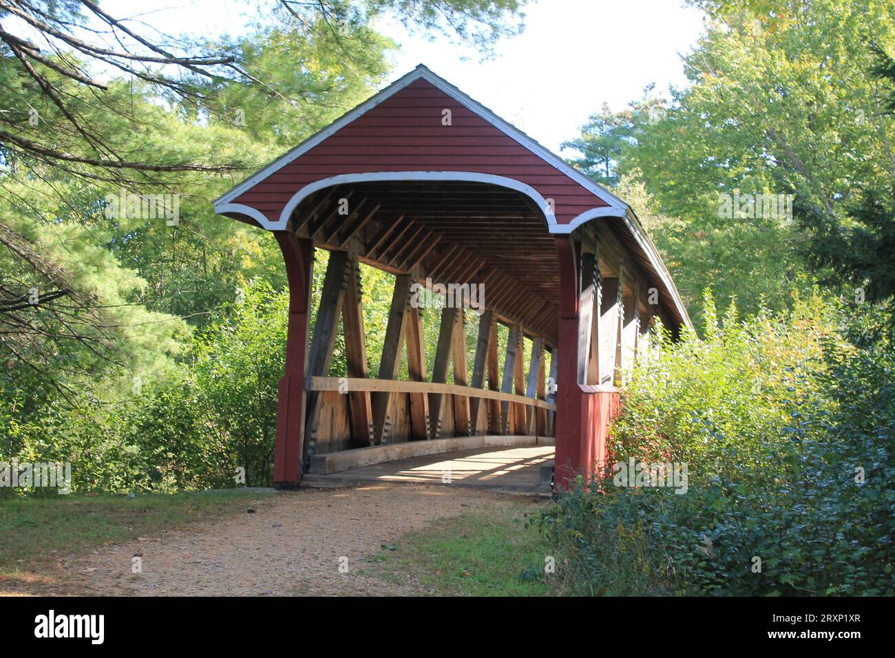 Covered Bridge (in sunlight Stock Photo - Alamy