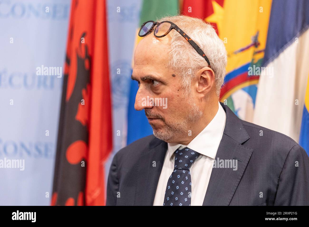 Stephane Dujarric Special attends briefing by Representative of ...