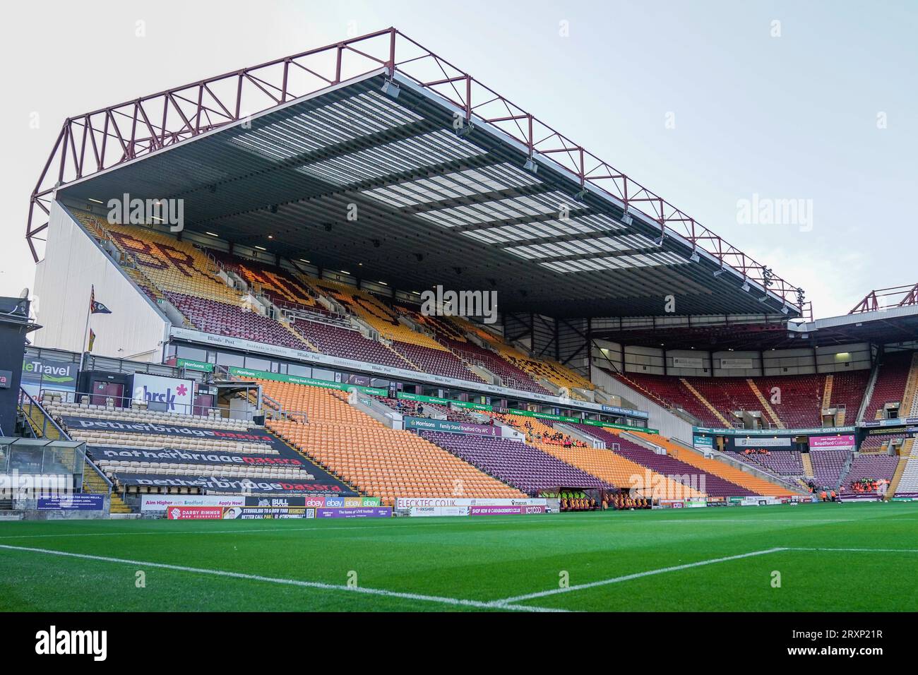 Bradford, UK. 26th Sep, 2023. General View inside the Stadium ahead of ...