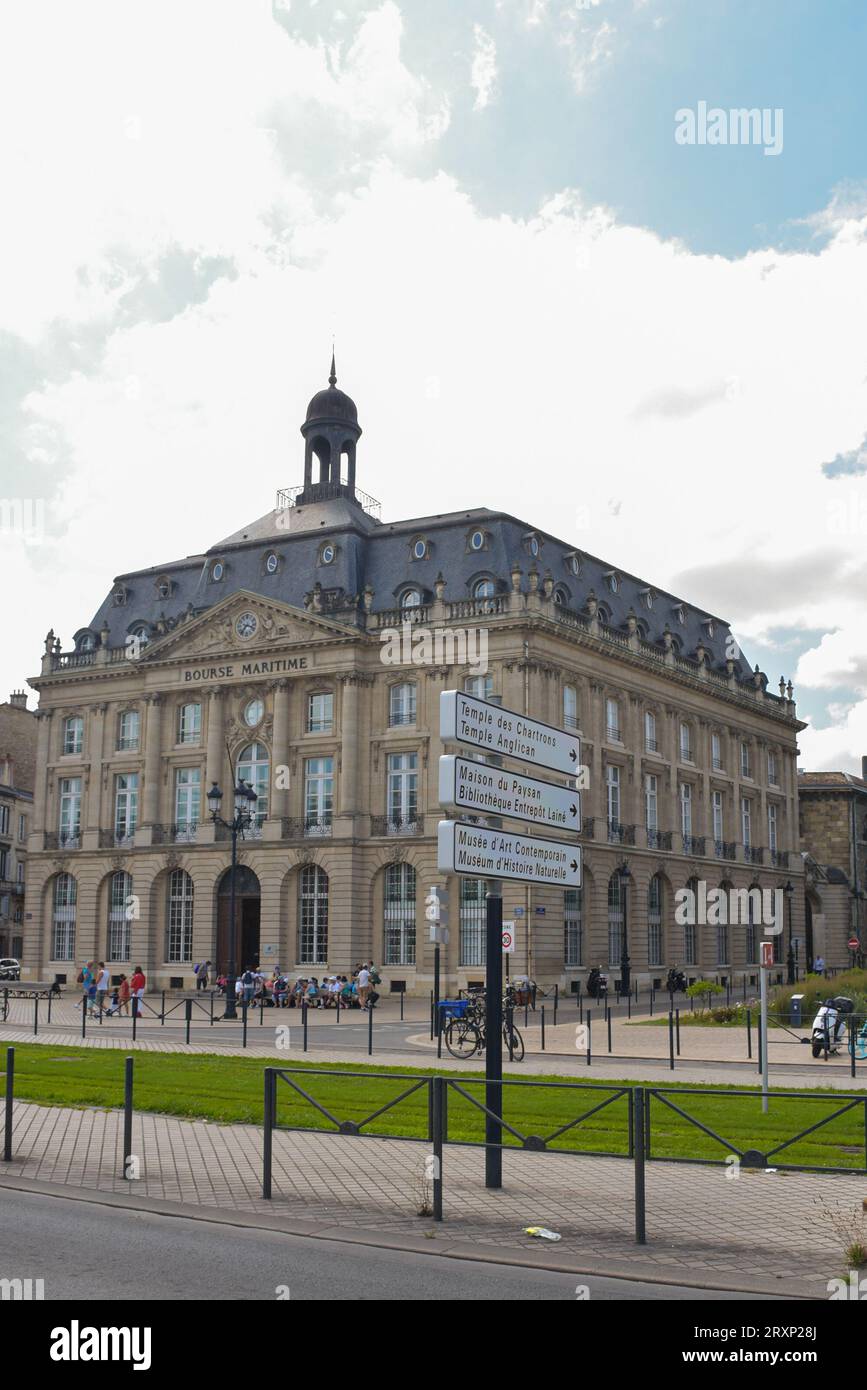 Bordeaux, hub of the famed wine-growing region, is a port city on the ...