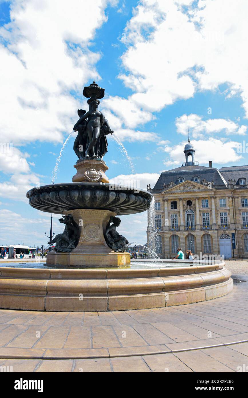 Bordeaux, hub of the famed wine-growing region, is a port city on the ...