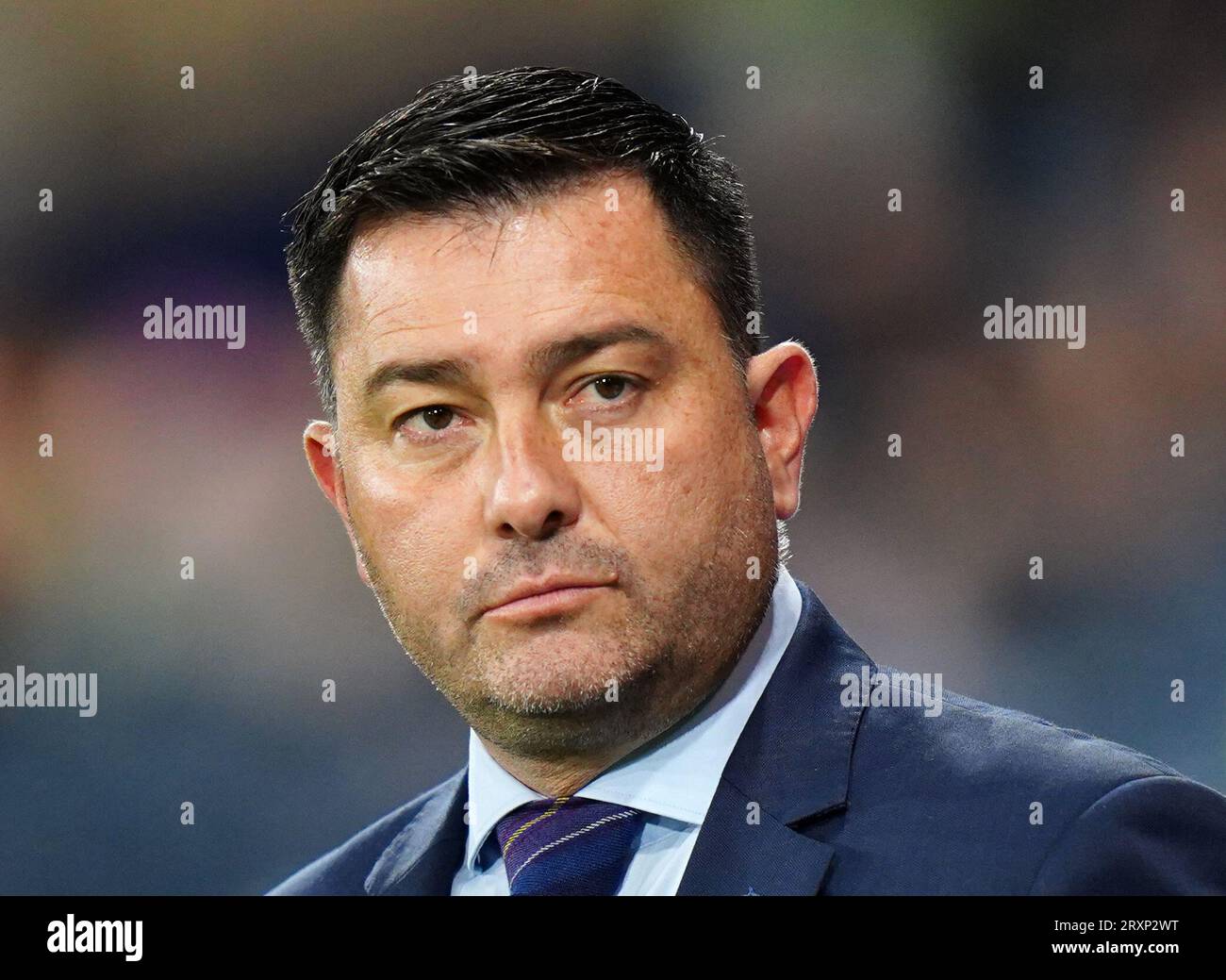 Scotland head coach Pedro Martinez Losa reacts during the UEFA Women's ...