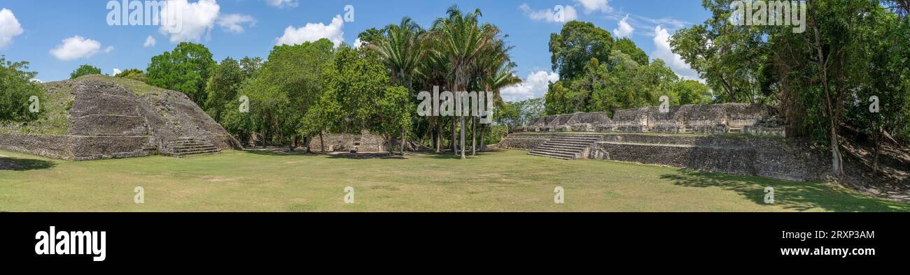 Plaza A-2, L-R: Structure A-2, Structure A-9 & Structure A-13 in the ...