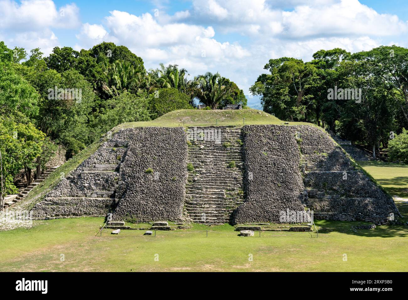 Structure A-1 facing Plaza A-1 in the Mayan ruins in the Xunantunich ...