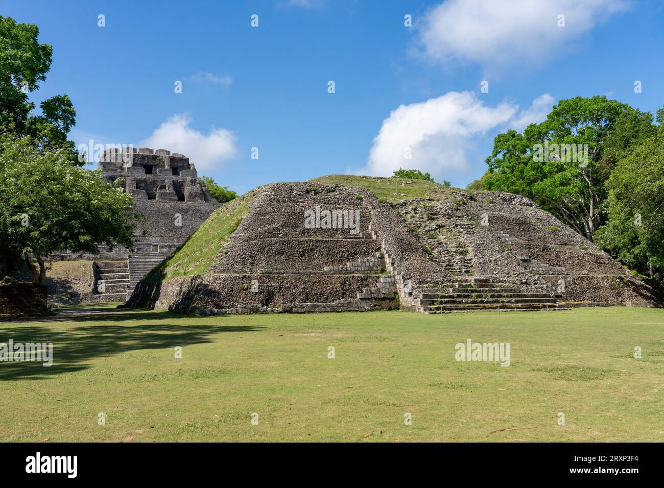 Structure A-1 facing Plaza A-2, with El Castillo behind in the Mayan ...