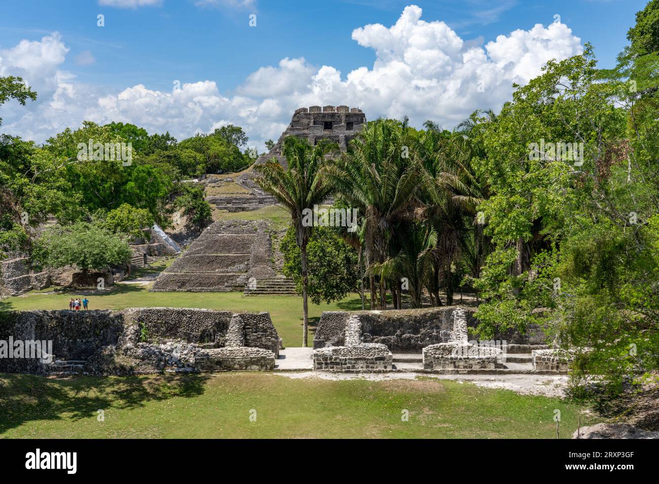 Structure A-13 in Plaza A-2 in the foreground with El Castillo behind ...