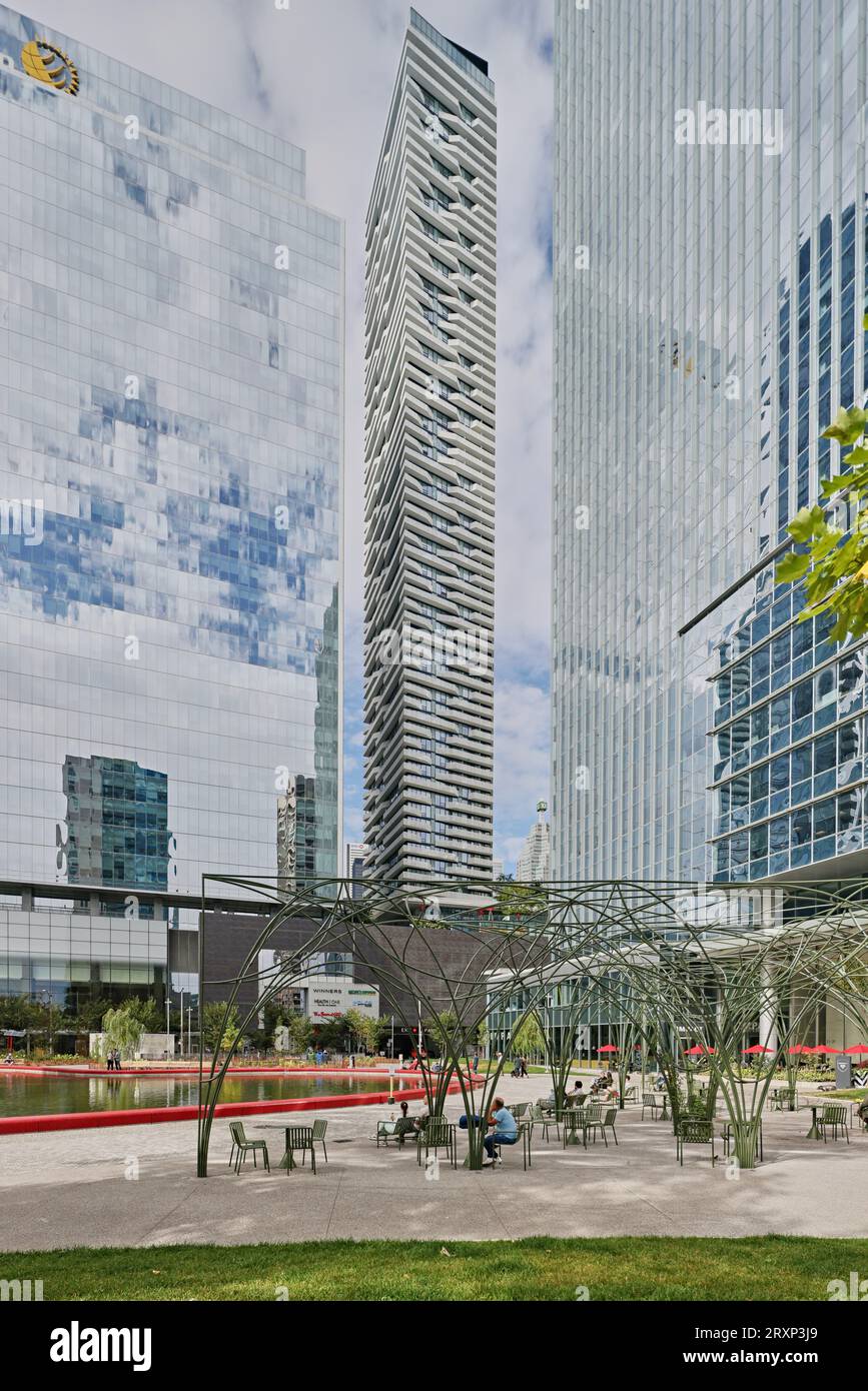 Love Park Toronto designed by Claude Cormier Stock Photo - Alamy