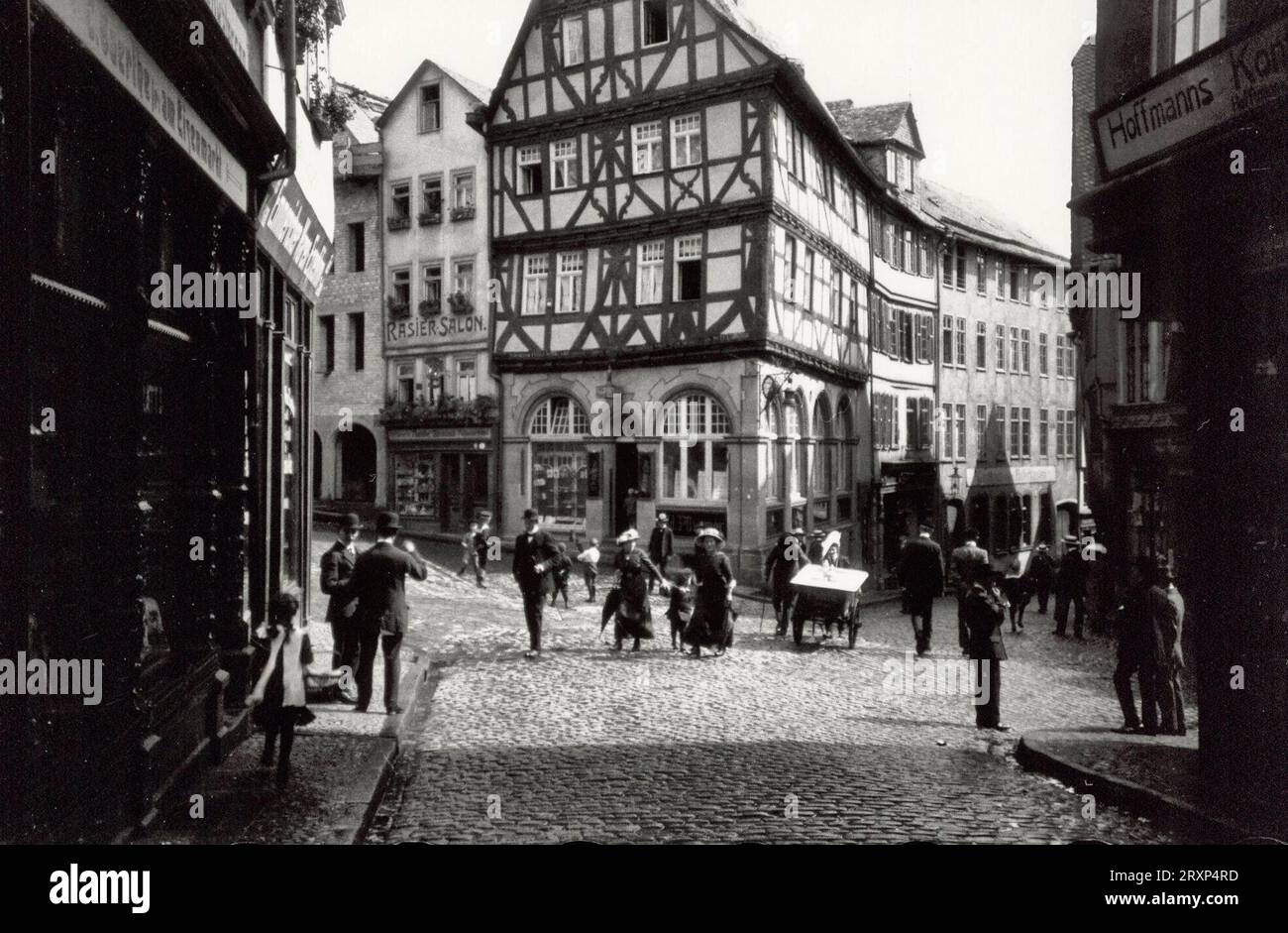 First image taken from the Ur-Leica by Oskar Barnack, Eisenmarkt ...
